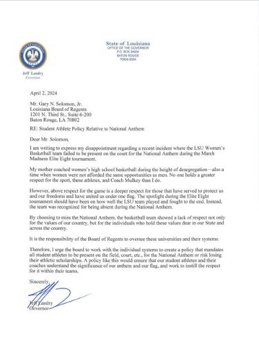 LA Board of Regents letter | | nola.com