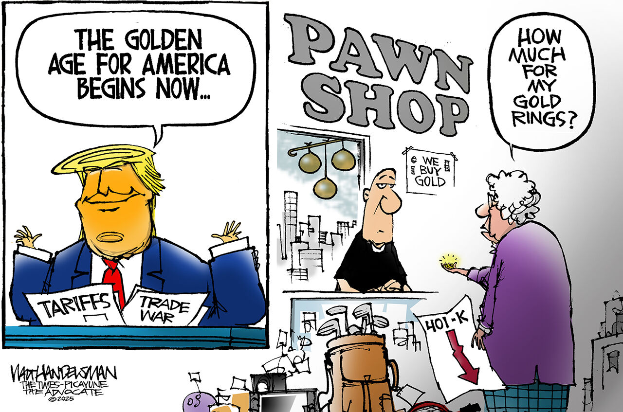 Trump tariffs Cartoon | Walt Handelsman | nola.com