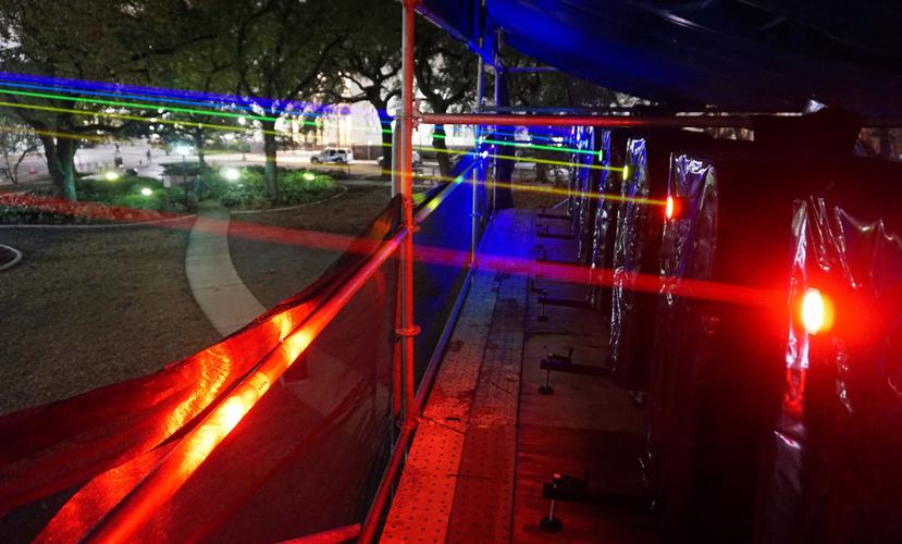Look, up in the sky: 'Global Rainbow' laser zips over New Orleans | Arts | nola.com