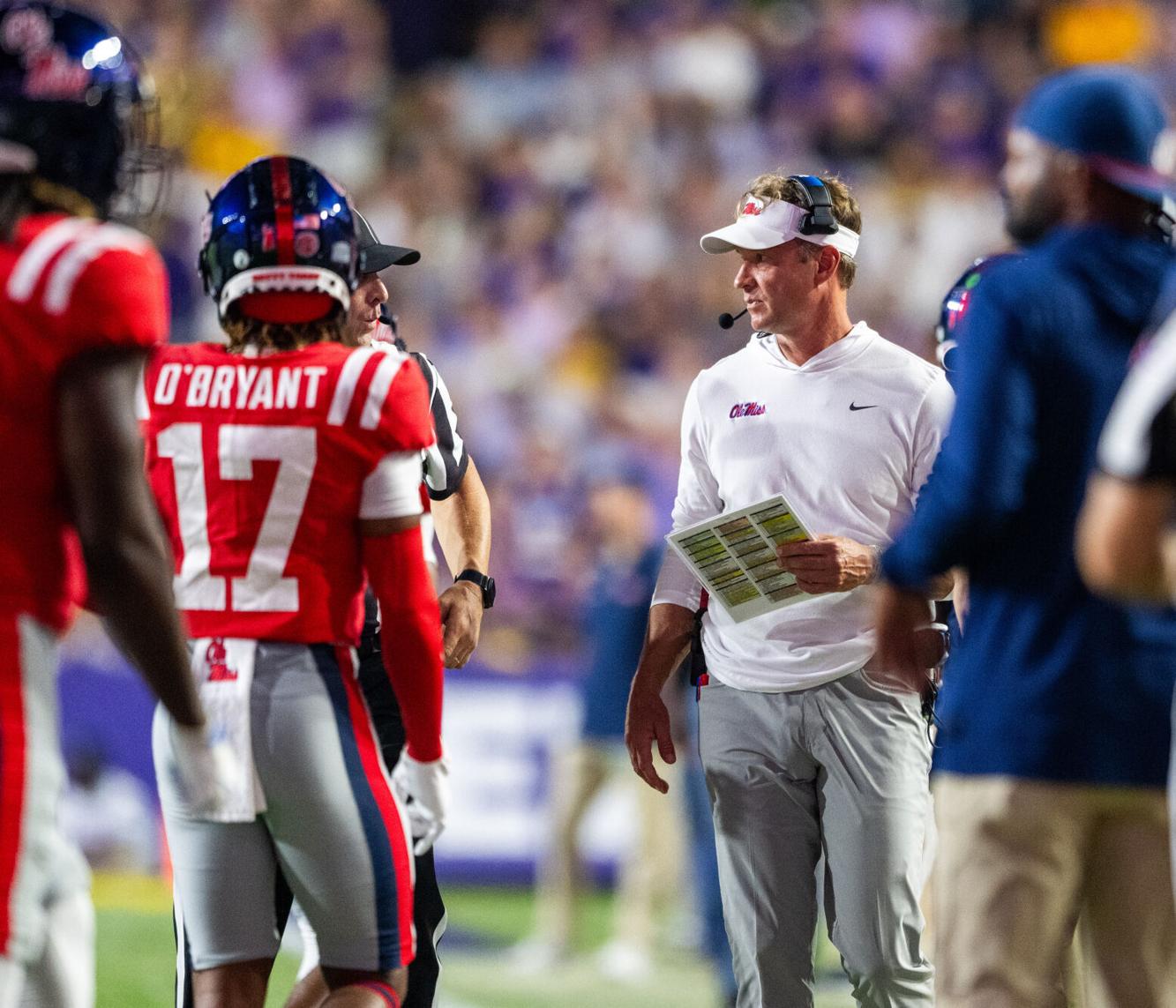 How Lane Kiffin daughter's dress acknowledged Ole Miss-LSU | Football ...