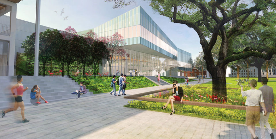 Here's a first look at Tulane's planned dining hall and commons space ...