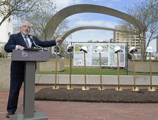 Officials break ground on greenspace for Baton Rouge's 'front porch ...