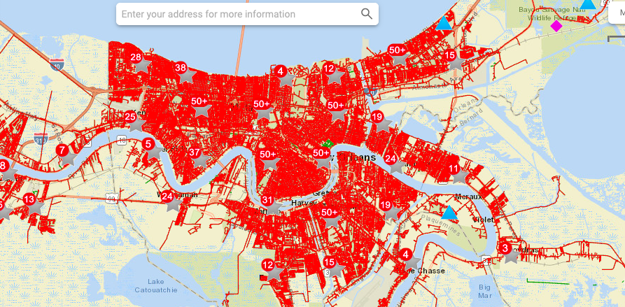 Entergy officials confirm inaccuracy of power outage map, cite ...