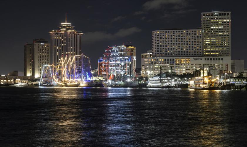 How many people visited tall ships for New Orleans Sail 250 ...