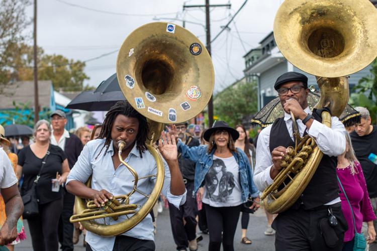Scenes from the "Jazz Funeral for Democracy" Second Line | | nola.com