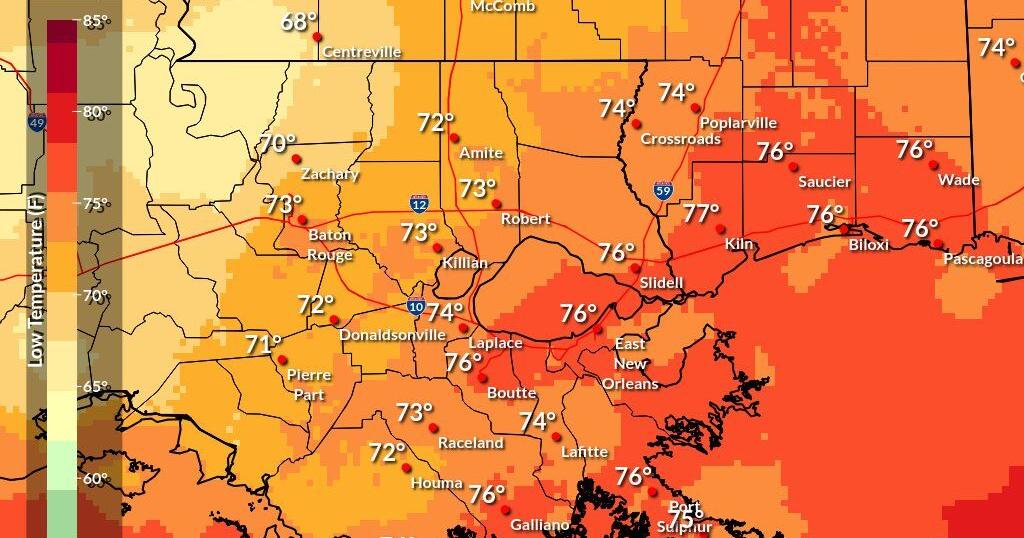 Southeast Louisiana breaks heat records in October, November | Weather ...