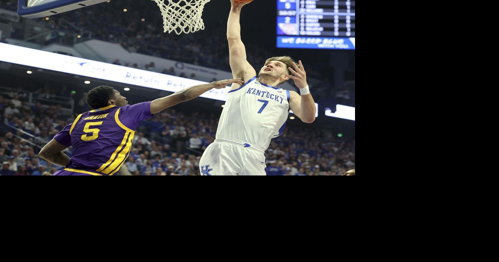 LSU basketball, Daimion Collins lose to No. 19 Kentucky | LSU | nola.com