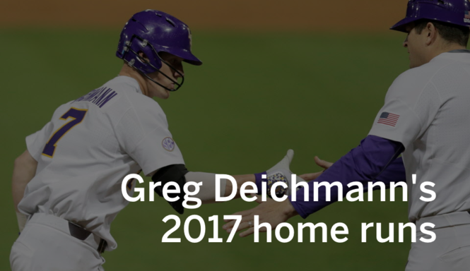 Relive Greg Deichmann's 2017 LSU baseball home runs so far | Sports ...