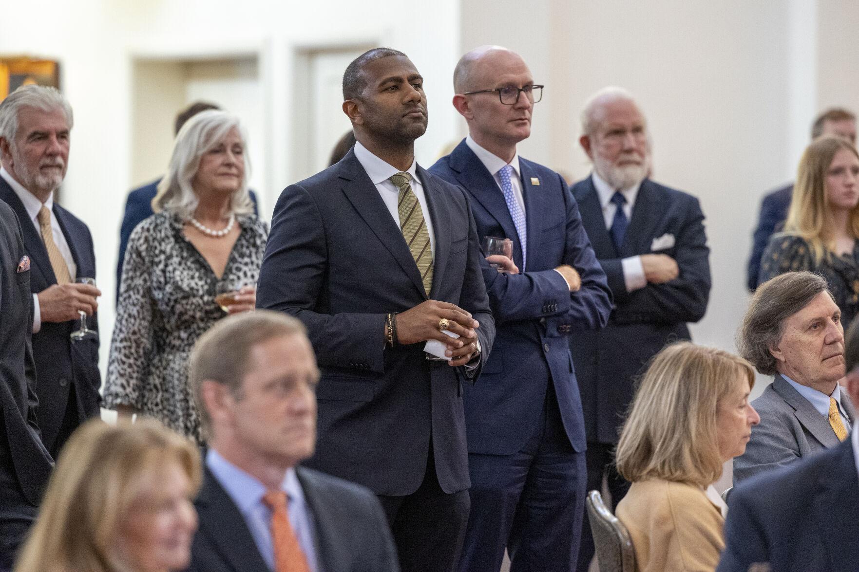Boysie Bollinger presented with the Loving Cup, 'beyond anything I could ever have expected ...