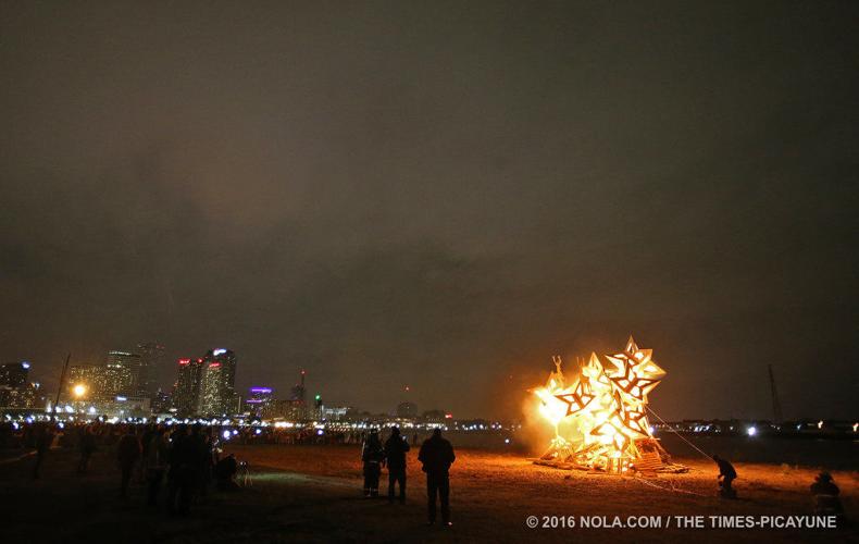 Algiers Bonfire blazes on the point Saturday, Dec. 2 | Louisiana ...