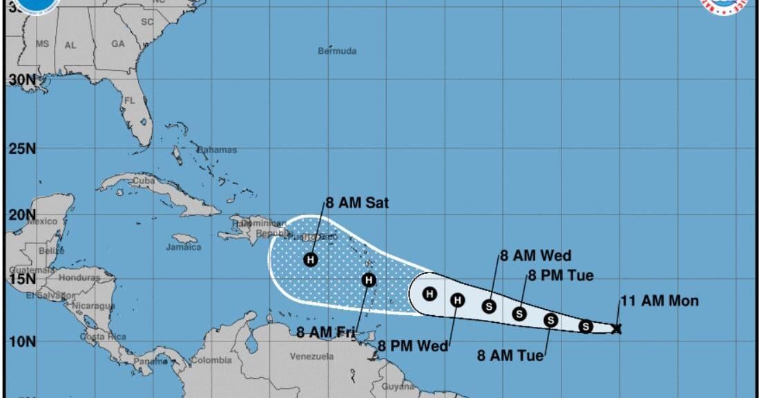 Tropic depression forms in Atlantic; set to strengthen | Hurricane ...