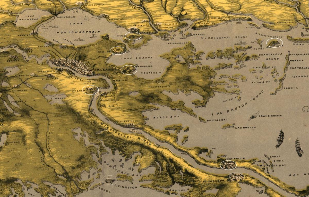 As old forts around New Orleans crumble, remnants of 'Third System' of ...