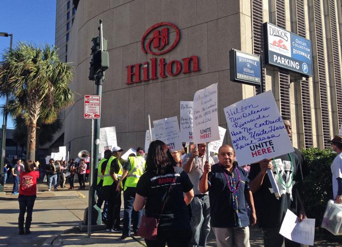 Hospitality union negotiating contract with Hilton Riverside, city's ...