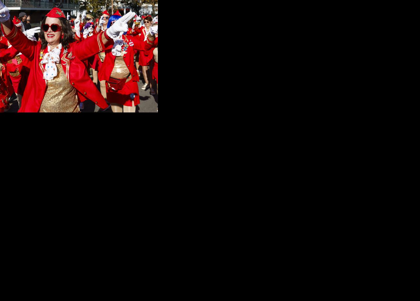 Amelia EarHawts Mardi Gras dance troupe parades in Spain | Mardi Gras ...