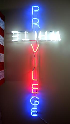 Artist Ti-Rock Moore strikes out against racism with provocative works ...