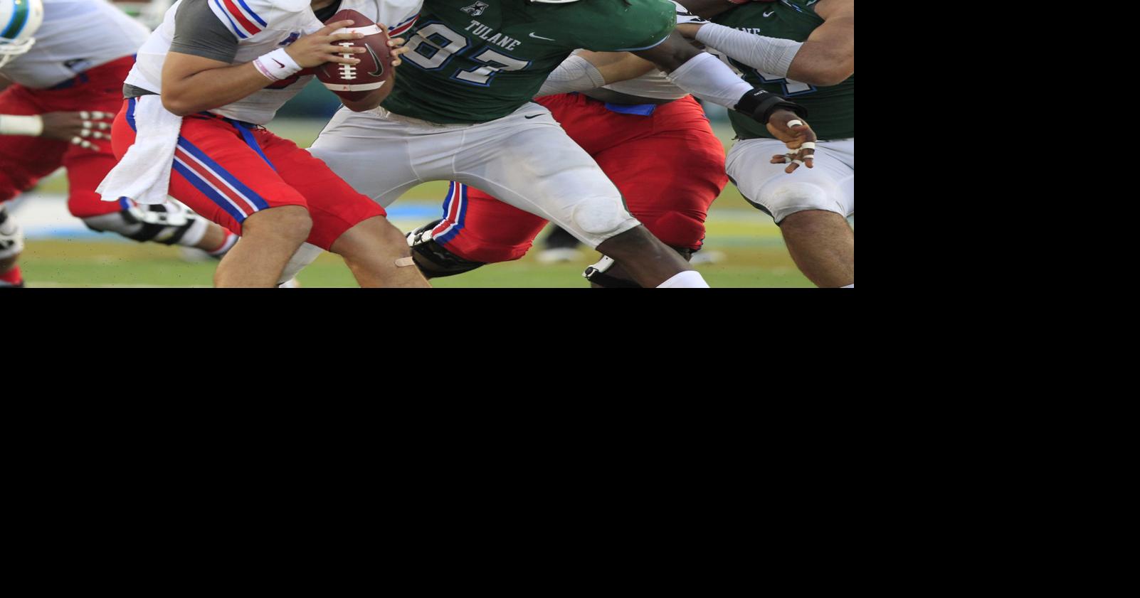 Defensive end Ade Aruna starting to live up to vast potential | Tulane ...