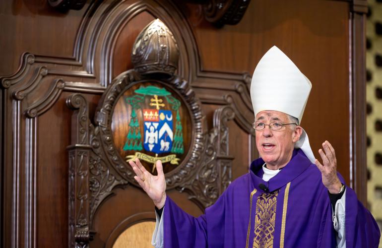 Huge crowd greets Archbishop Checchio for Ash Wednesday Mass | News ...