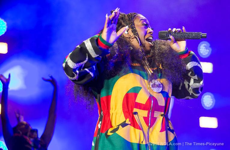 Queen Latifah's team of pioneering female rappers rule Essence Fest ...
