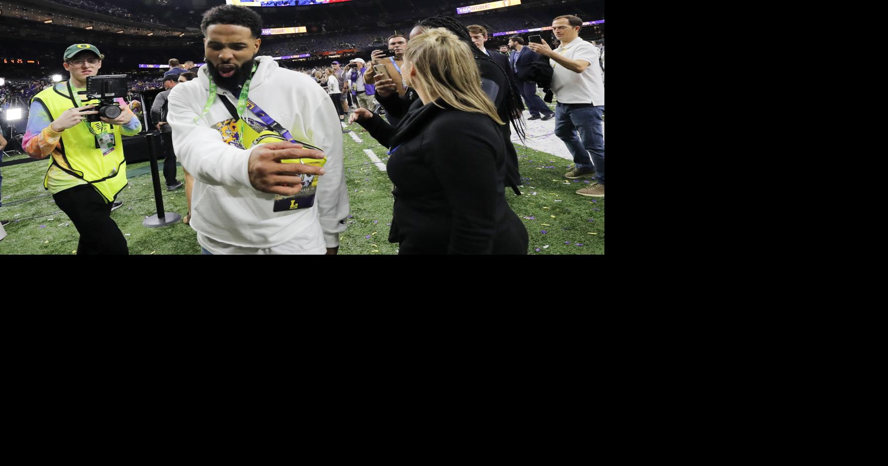 Odell Beckham Jr. arrest warrant rescinded in Superdome butt-slapping ...