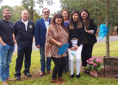 The Capt. Liberto live oak planted in slain officer's honor | St ...