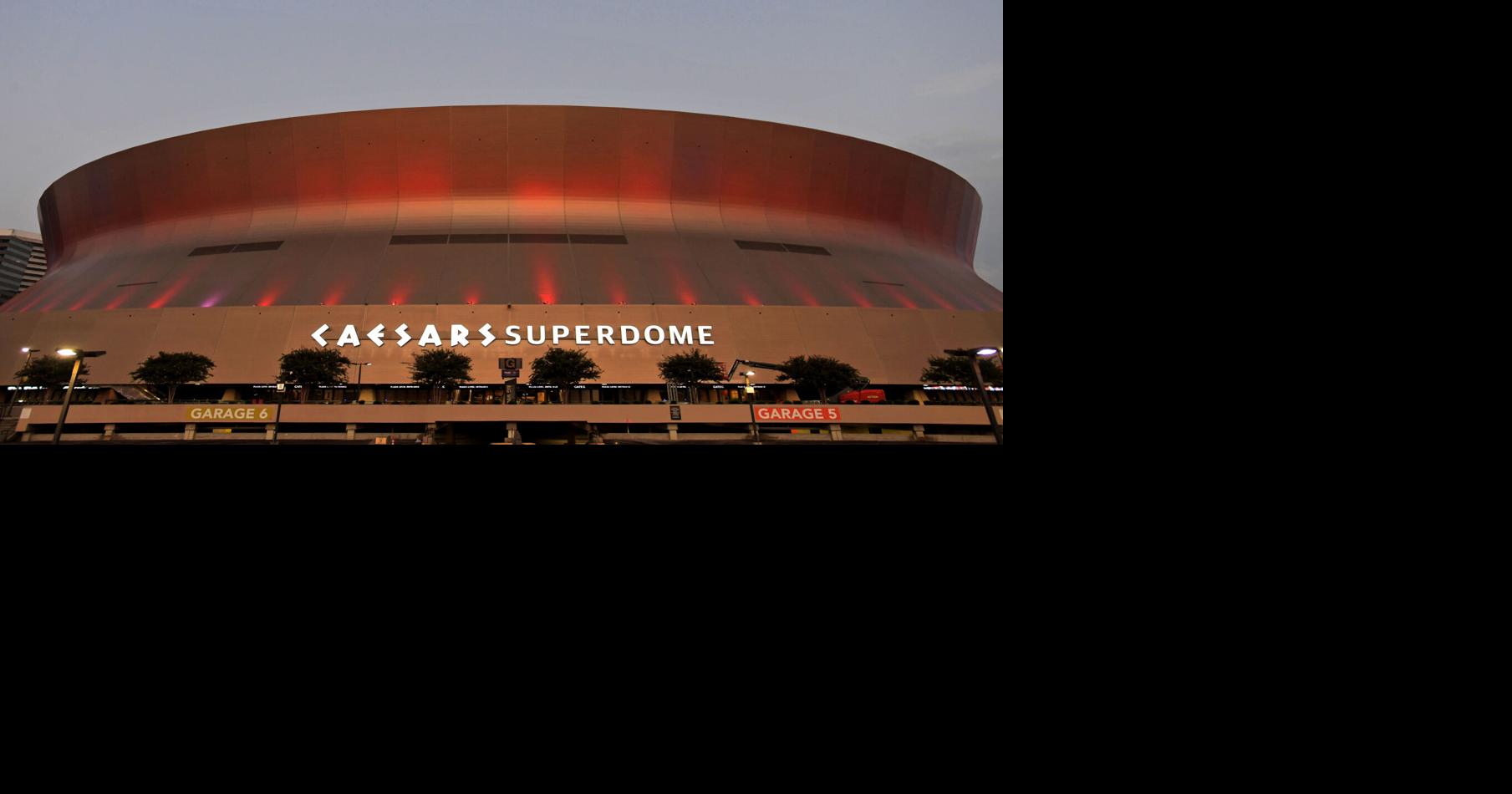 Photos: Caesars Superdome sign shines for the first time | Photos ...