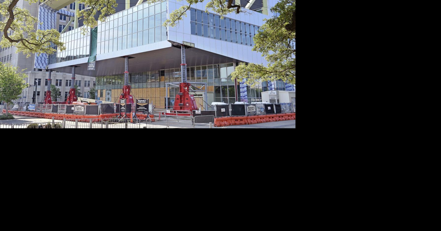 River Center Library won't need permanent columns once repairs done ...