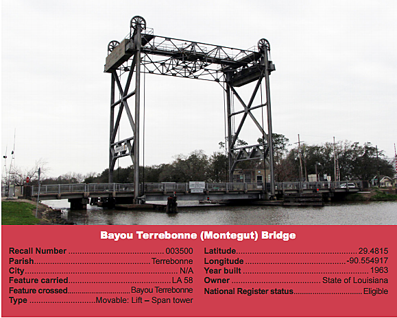 19 historic bridges of Lafourche and Terrebonne parishes | Traffic ...