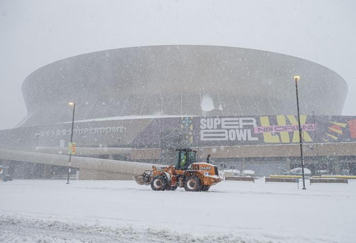 See 2025 photos of New Orleans landmarks covered in snow | Weather ...