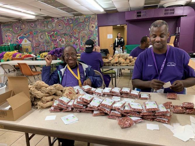 Weary of wasted Mardi Gras beads, New Orleans group makes local food ...