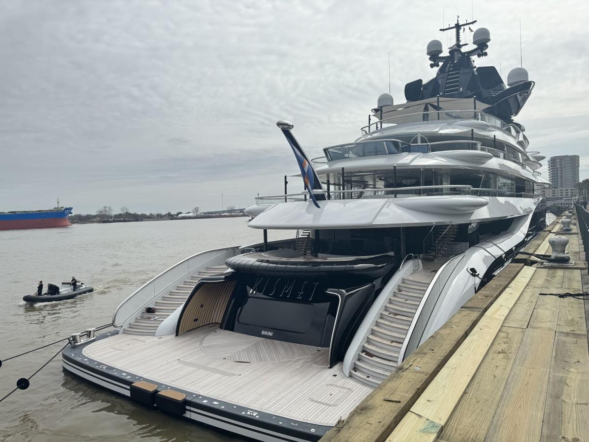 A megayacht worth $360 million has docked in New Orleans ...