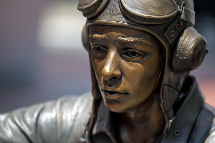 Sculpture honoring WWII aviators, made by WWII pilot and POW, latest in ...