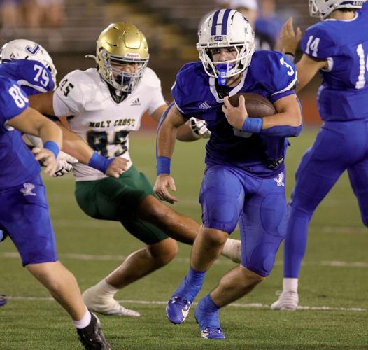 Holy Cross tops Jesuit as late interception return seals win | Prep ...