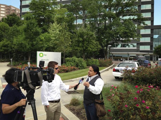 Protest at BP Houston headquarters ends with 6 activists arrested ...