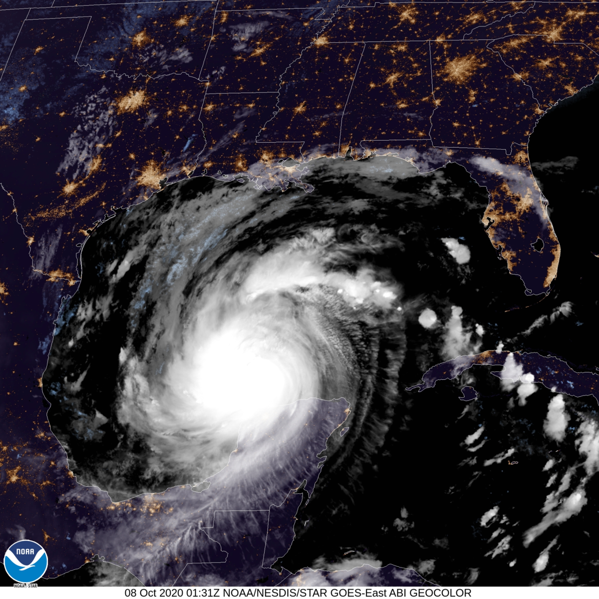 Hurricane Delta: Hurricane warning in Acadiana; tropical storm warning ...