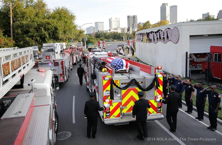New Orleans Fire Department honors Captain Troy Magee with one last ...