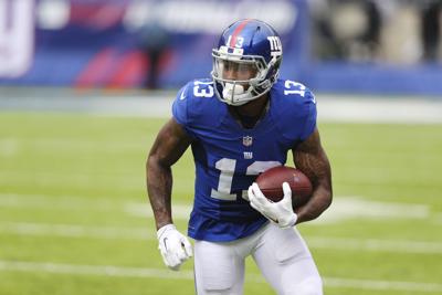 Giants' Odell Beckham plays in cleats stuffed with grass from Isidore ...