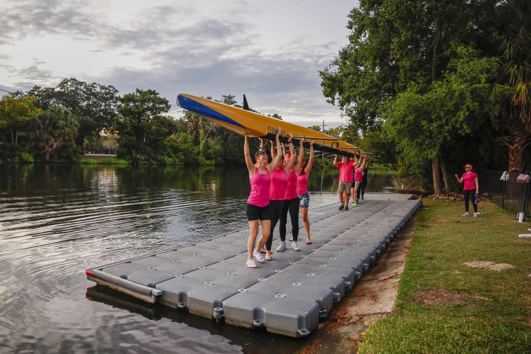 Breast cancer survivors form Bayou St. John rowing team | Louisiana ...