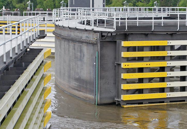 New Orleans area hurricane levee system: West Closure Complex | Weather ...