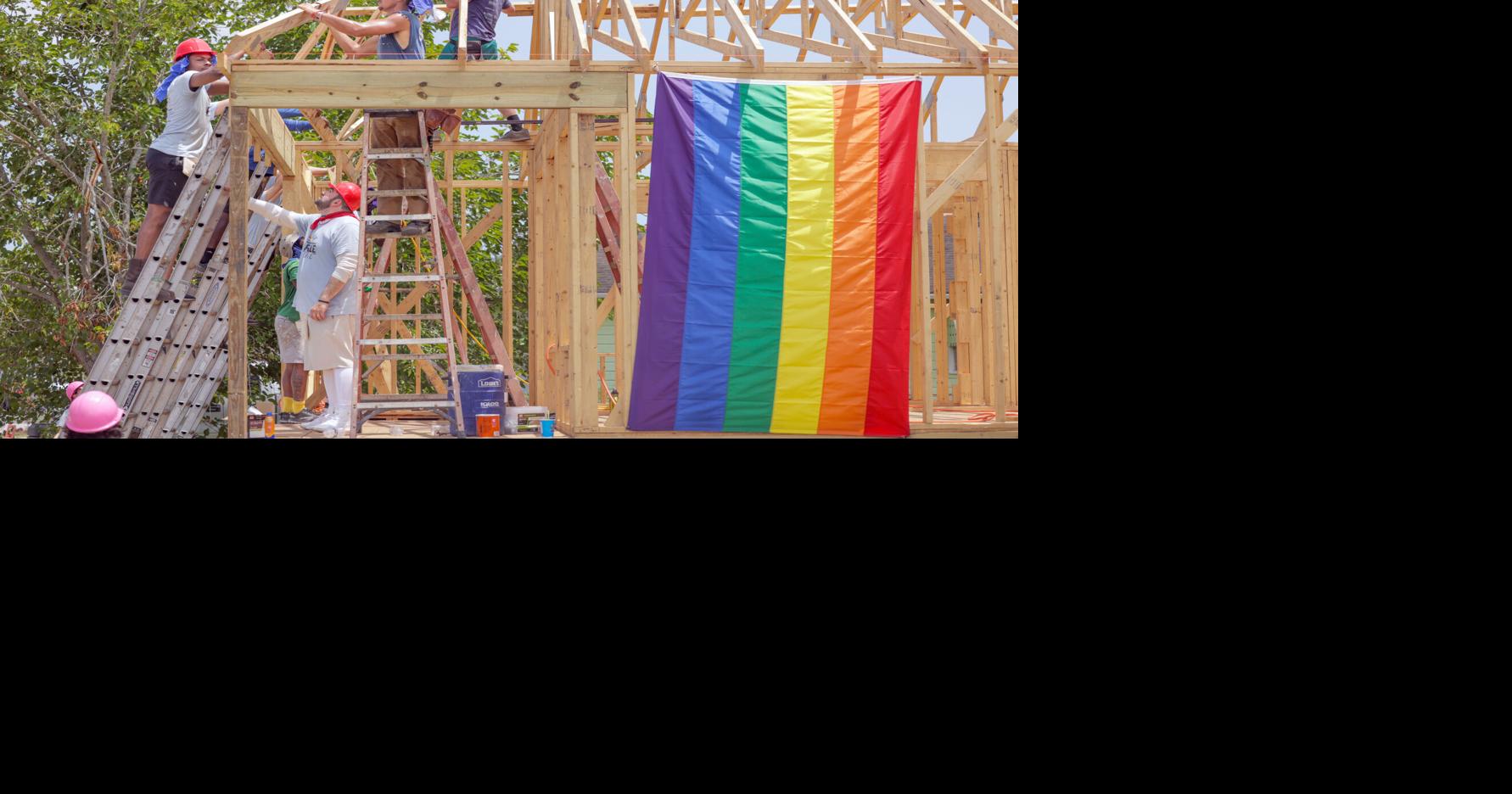Photos: Pride Build volunteers construct home with New Orleans Area ...
