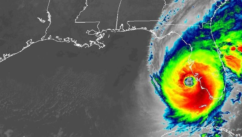 Hurricane Ian's eyewall begins moving onshore in Florida as ...