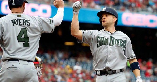 Ryan Schimpf leading San Diego in homers: Locals in Major League ...