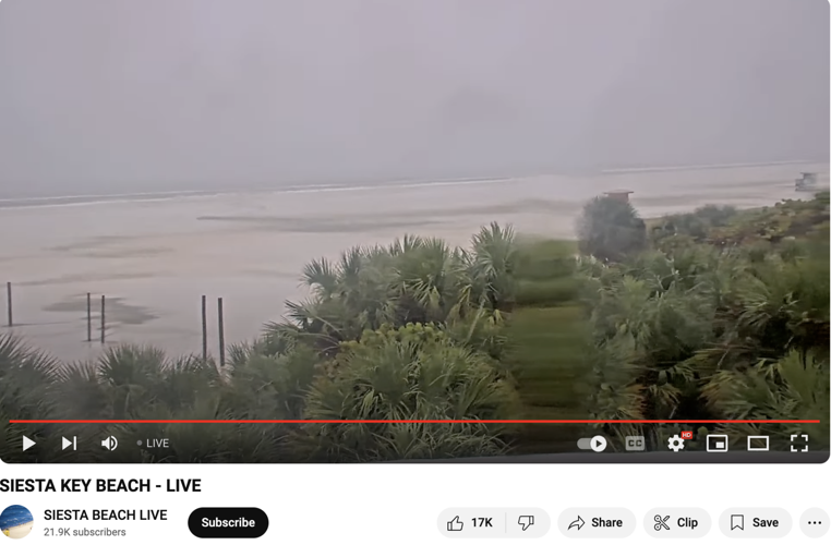 Watch live as Hurricane Milton makes landfall in Florida | Hurricane ...