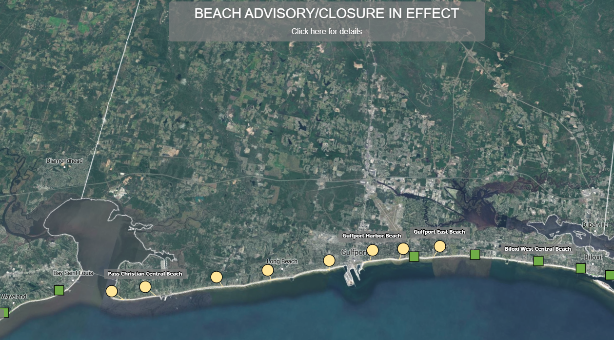 These 7 Mississippi beaches are under water advisories | Environment | nola.com