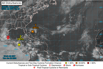 Where is Tropical Storm Alberto, second system in Gulf now? | Hurricane ...