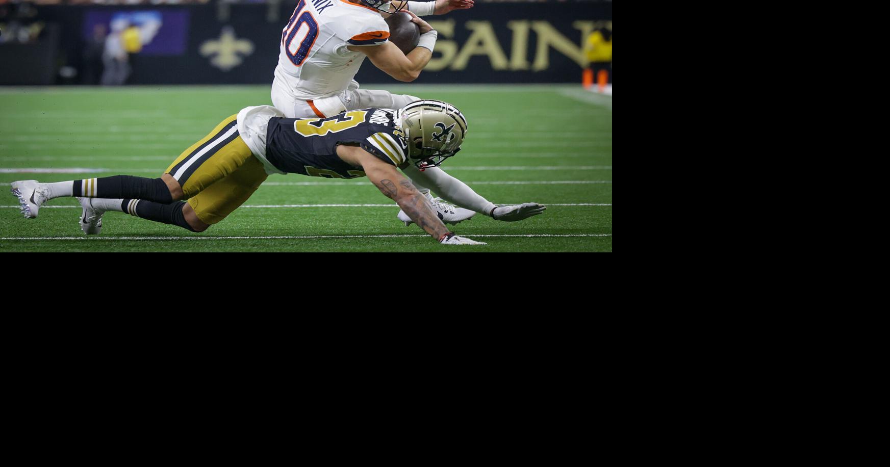 Saints corner Marshon Lattimore injures hamstring vs Denver | Saints ...