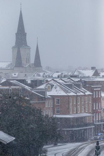 See 2025 photos of New Orleans landmarks covered in snow | Weather ...