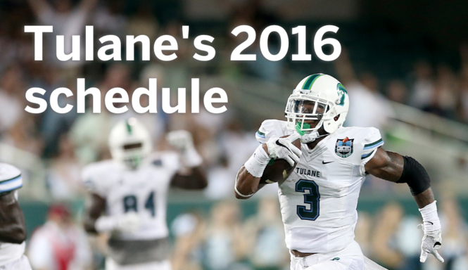 A look at Tulane's complete 2016 football schedule | Tulane | nola.com