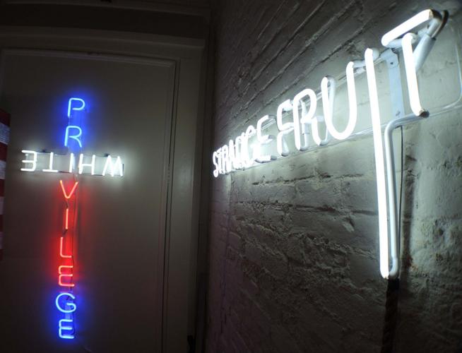 Artist Ti-Rock Moore strikes out against racism with provocative works ...