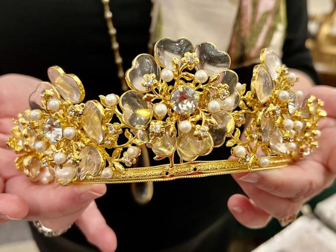 This Baton Rouge shop Mardi Gras crown shop adorns royalty ...