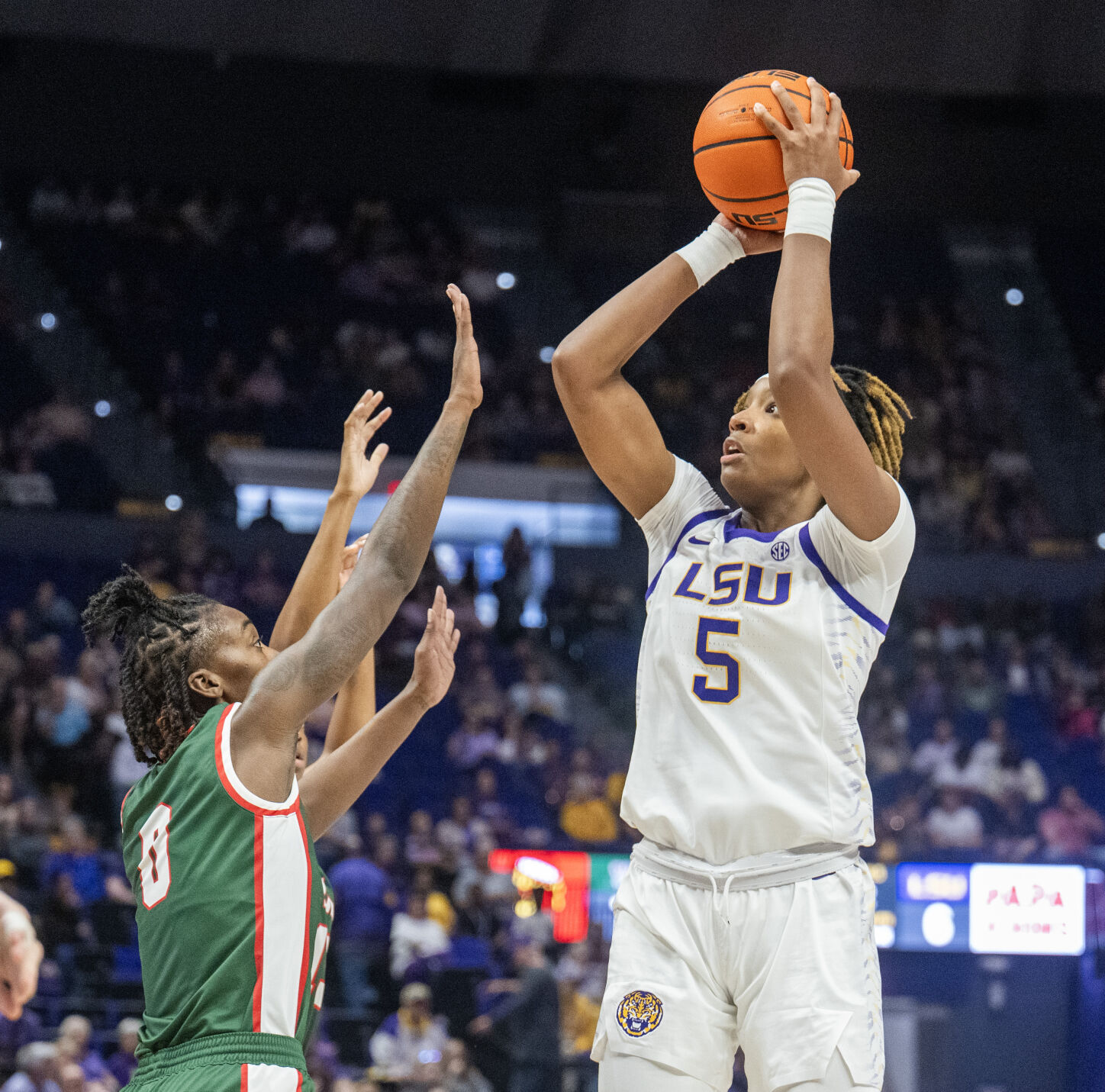 Photos: Smith's Double-Double Powers LSU past Mississippi Valley State ...